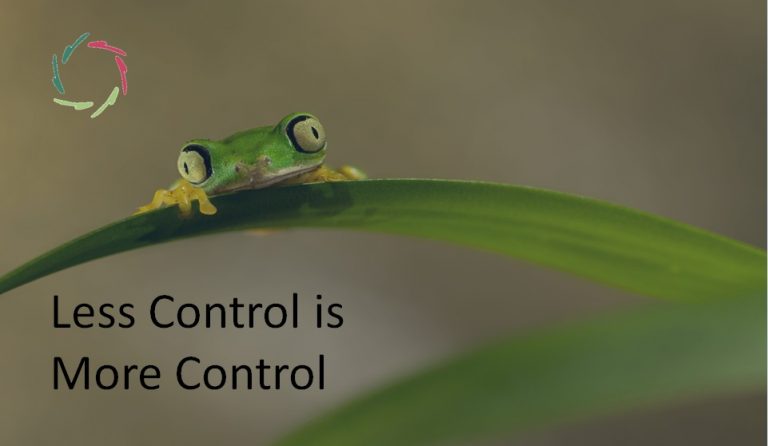 Less Control is More Control