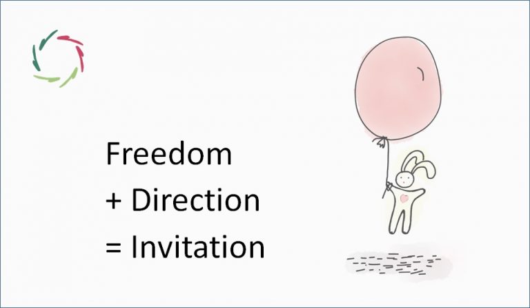 Freedom + Direction = Invitation