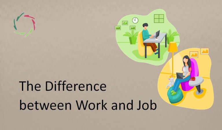 The Difference between Work and Job